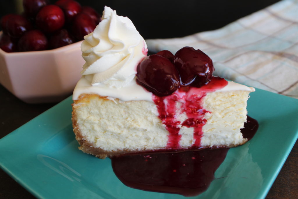 Cherry Cheesecake - Mom is in the Kitchen